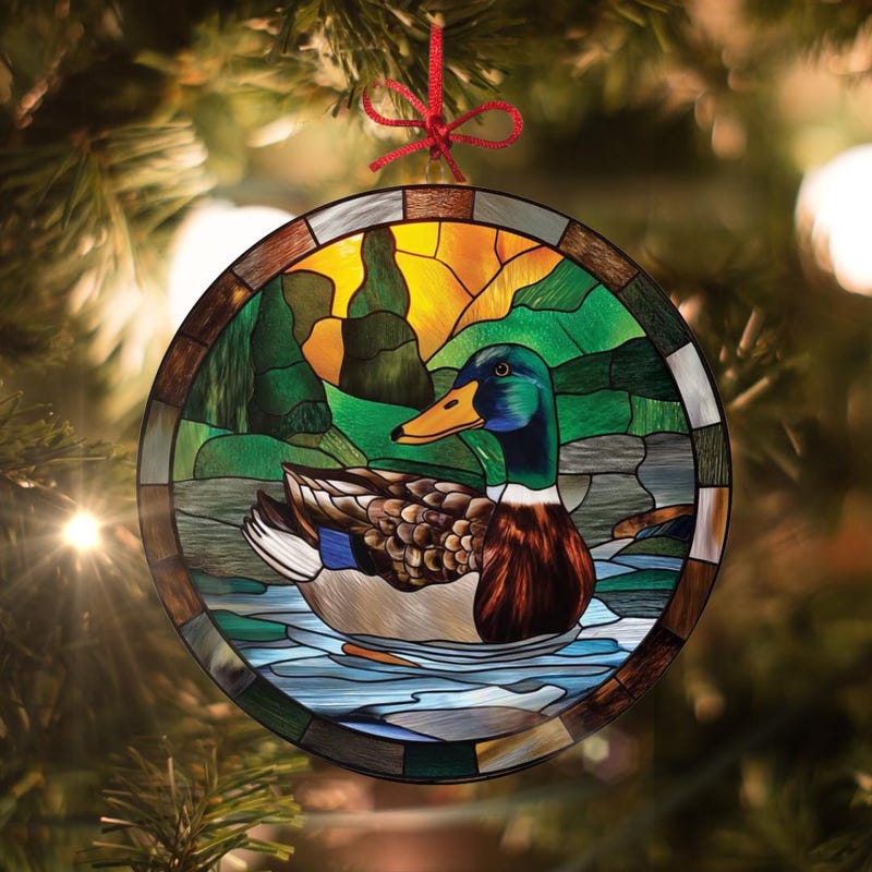 Duck Made of Glass - Etsy