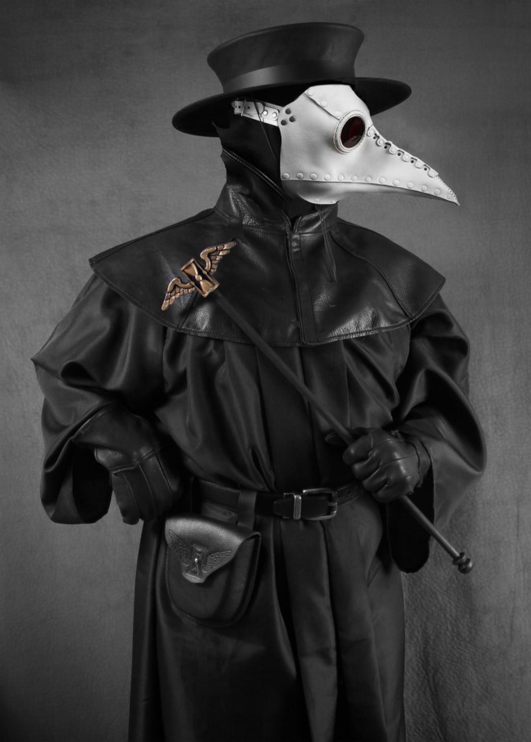 Bubonis Plague Doctor Mask in White - Etsy