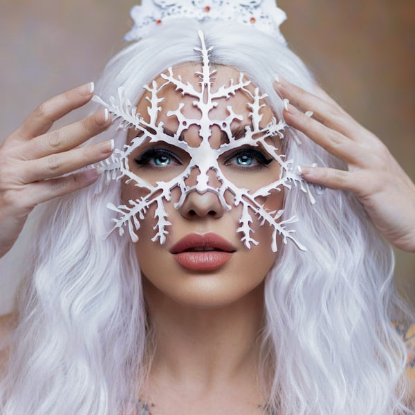 Snowflake Mask - Etsy