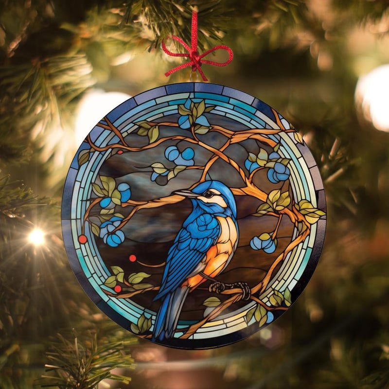 Glass Bluebirds - Etsy