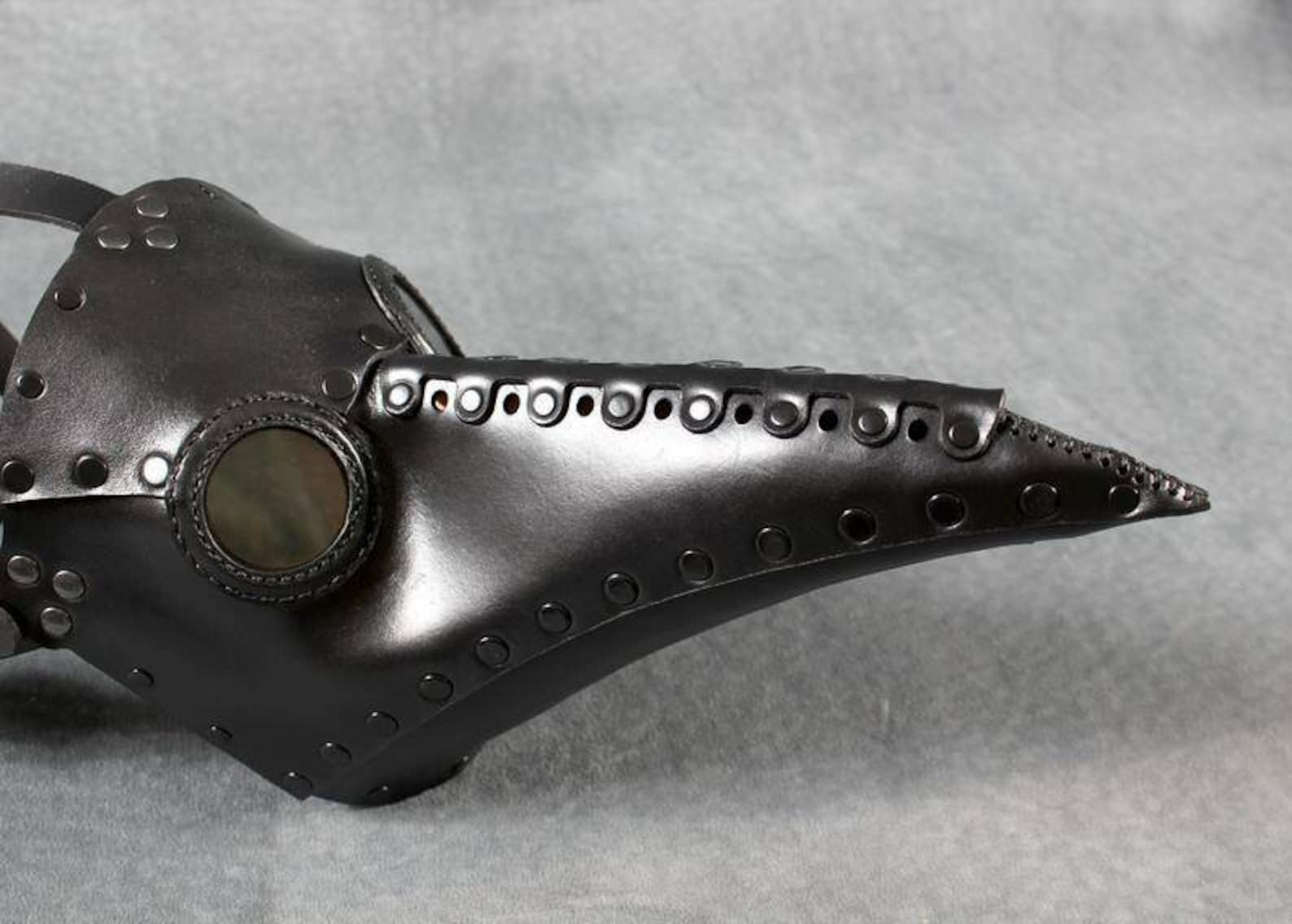 Schnabel Plague Doctor Mask in Leather choose Color - Etsy