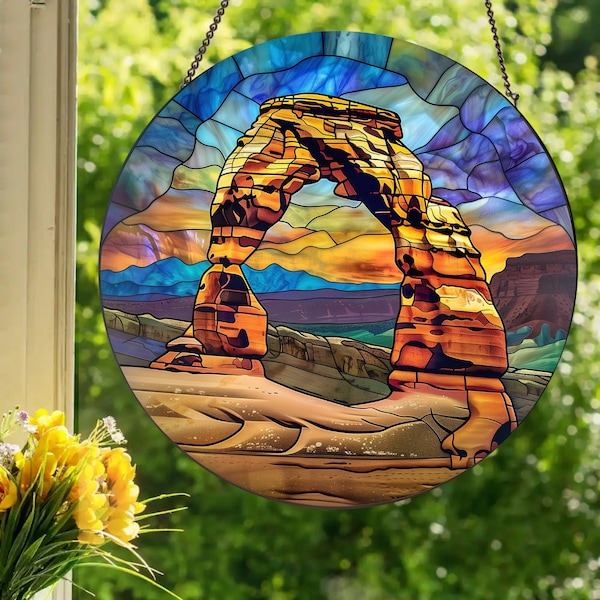 Arch Stained Glass - Etsy