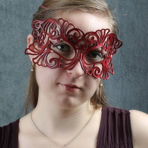 Coquette Leather Mask choose Color - Etsy