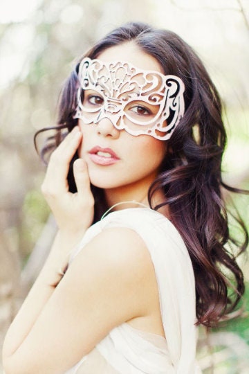 Victoriana Leather Mask (choose Color) - Etsy