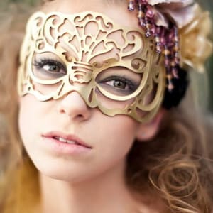 Victoriana Leather Mask for Eyeglasses - Etsy