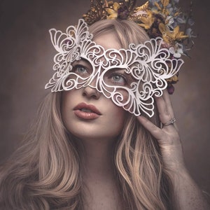 Rococo Leather Mask (choose Color) - Etsy