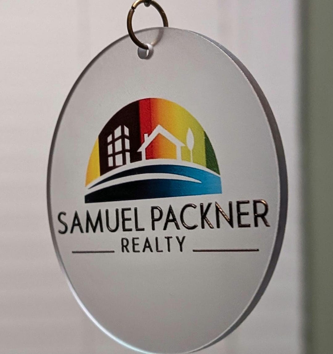 Business Logo Ornament: Stained Glass-style Christmas Ornament - Made ...