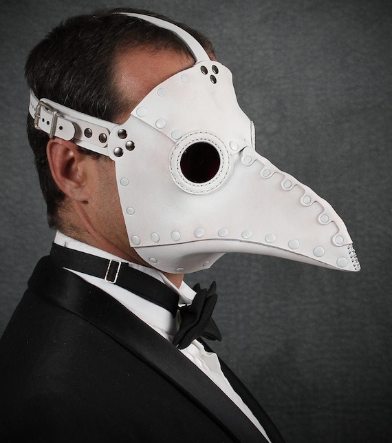 Antique Plague Mask Leather Plague Doctor Mask