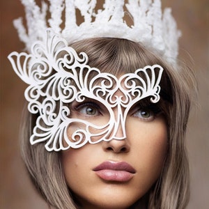 Roxy Leather Mask (choose Color) - Etsy