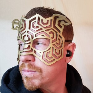 This Listing Has Moved! See Link Below!! Hex Leather Mask (choose Color ...