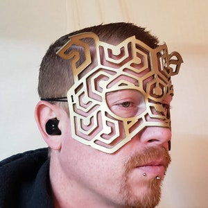 This Listing Has Moved! See Link Below!! Hex Leather Mask (choose Color ...
