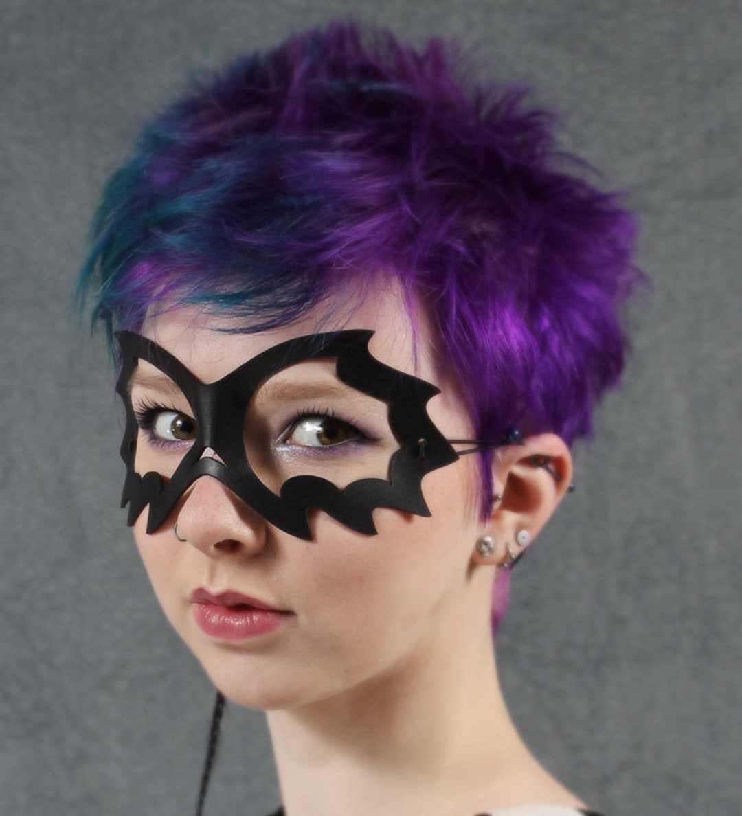 Creature Leather Mask (choose Color) - Etsy