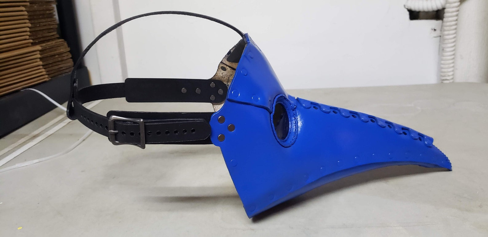 Schnabel Plague Doctor Mask in Leather choose Color - Etsy