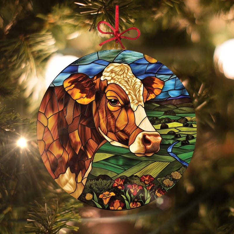 Real Christmas Highland Cow - Etsy