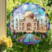 Taj Mahal - Agra, Uttar Pradesh, India: Stained Glass Style Window ...
