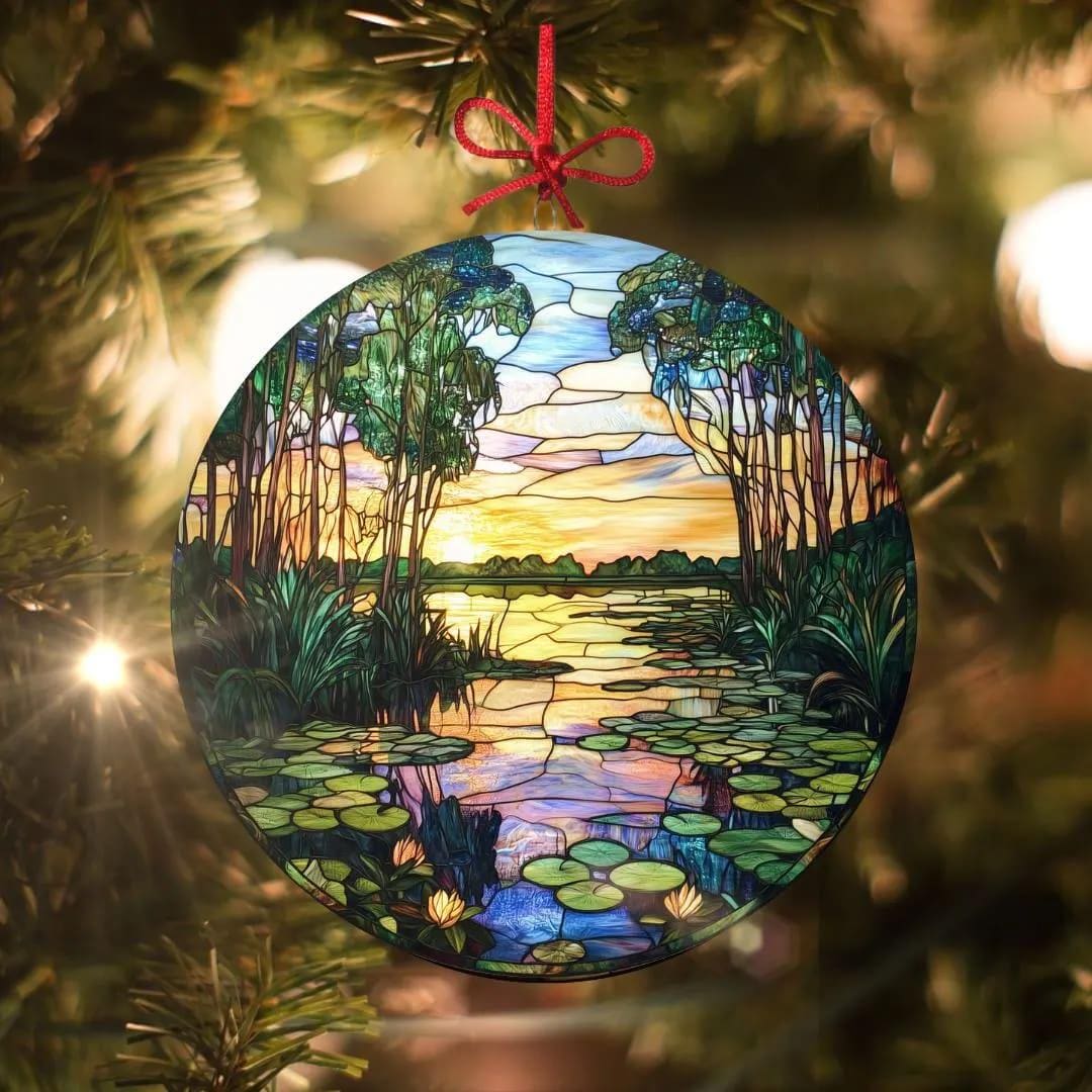 Everglades National Park - Florida: Stained Glass-style Christmas ...