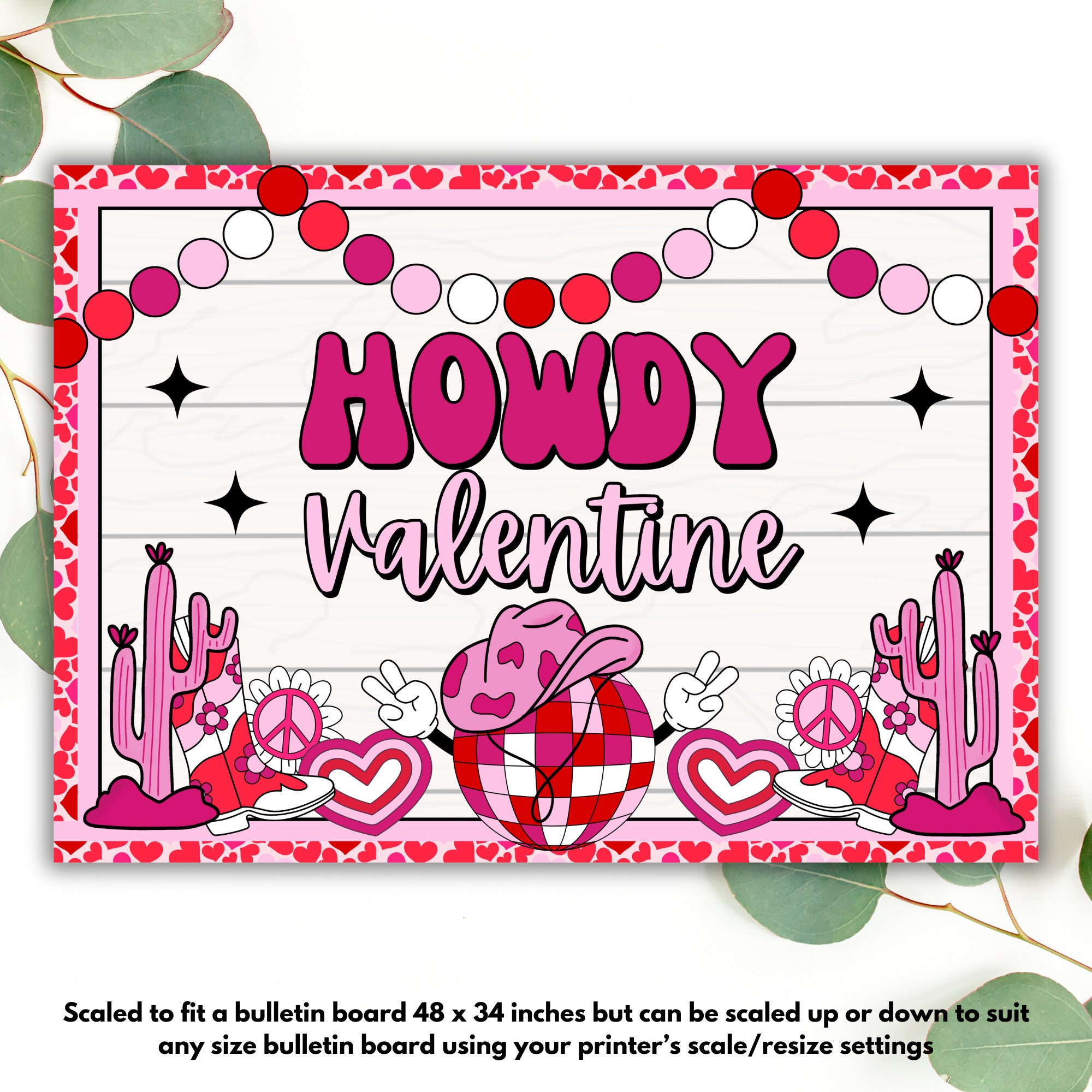 Valentines Bulletin Board Kit, Valentines Day Classroom Door Decor ...