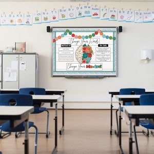 Growth Mindset Bulletin Board Classroom Bulletin Board Growth Mindset ...