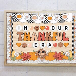 Thanksgiving Bulletin Board Kit Autumn Classroom Bulletin Display Door ...
