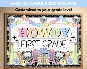 Back to School Bulletin Board, First Day of School Classroom Decor ...