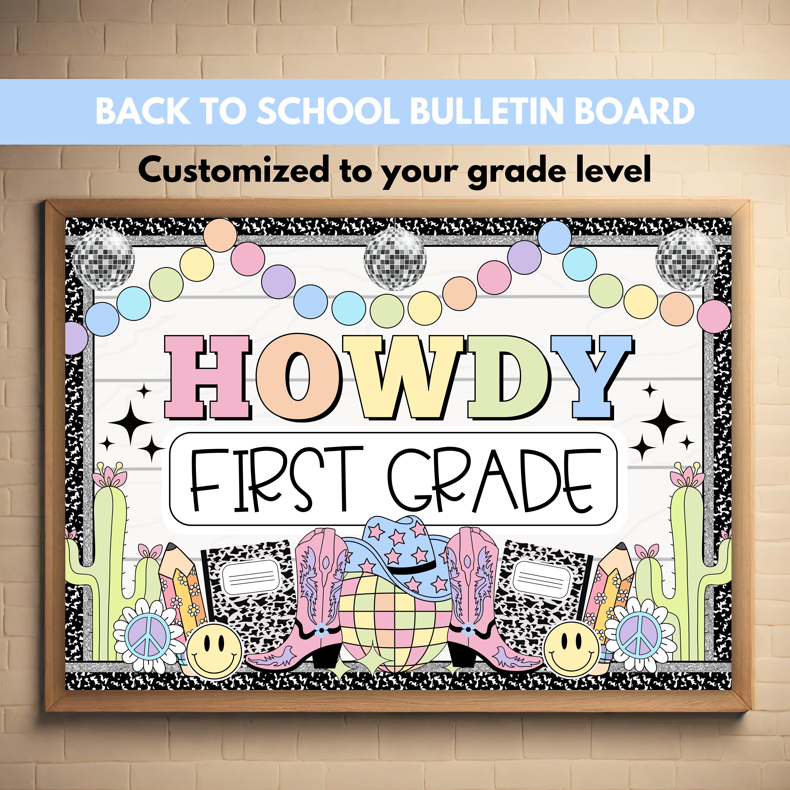 Back to School Bulletin Board, Bulletin Board Kit, First Day of School ...
