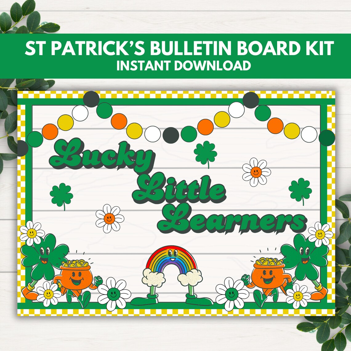 St Patricks Day Bulletin Board Kit, St Patrick Bulletin Boards ...