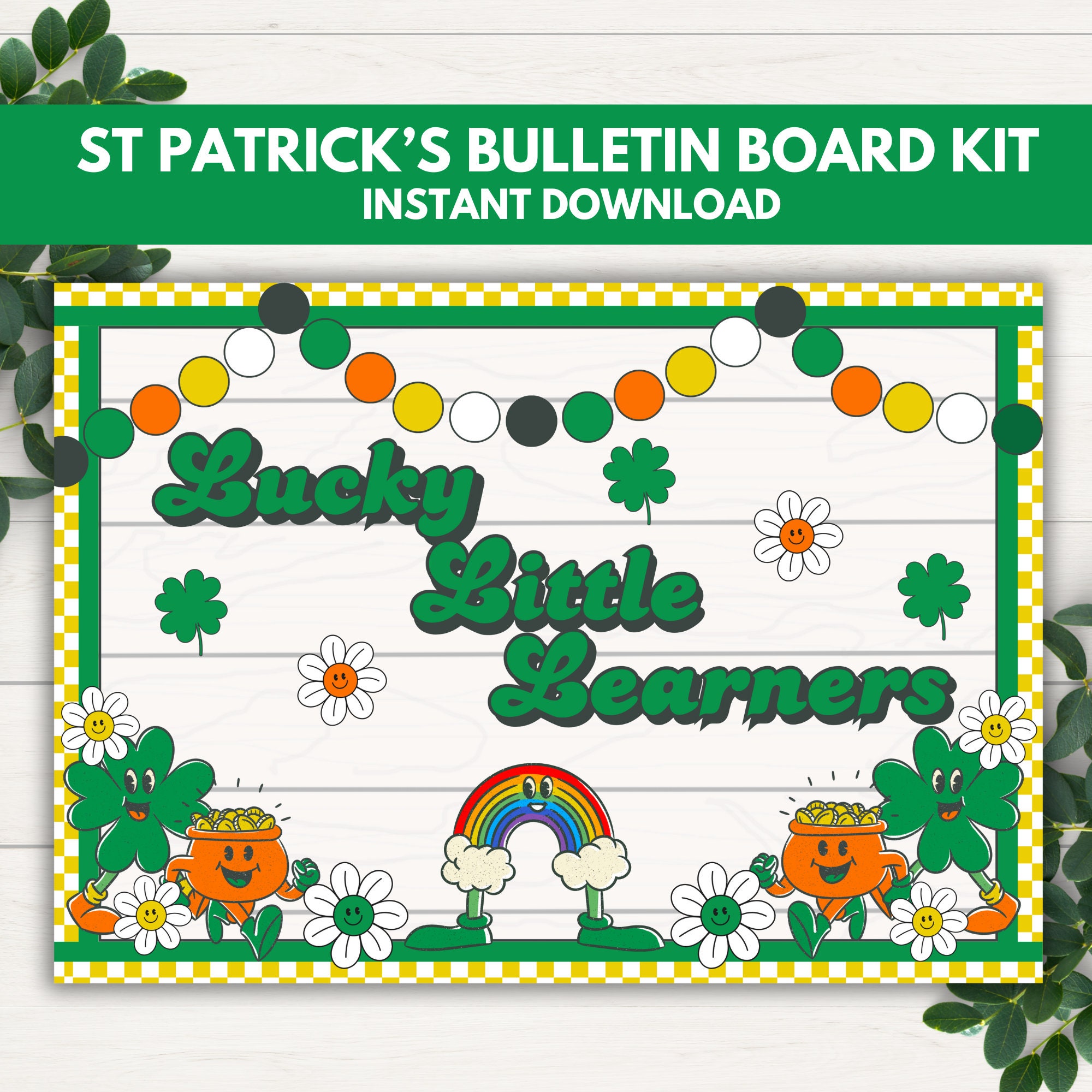 St Patricks Day Bulletin Board Kit, St Patrick Bulletin Boards ...