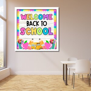 Rainbow Bright Back to School Board, Bulletin Board Set, Bulletin Board ...