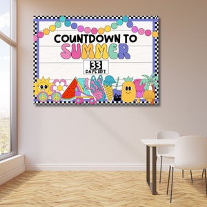 Summer Bulletin Board Kit Countdown to Summer Bulletin Board End of ...