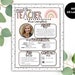 Neutral Boho Rainbow Meet the Teacher Template, Teacher Resources ...