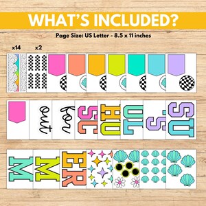 Summer Bulletin Board Kit End of Year Classroom Decor Groovy Teacher ...