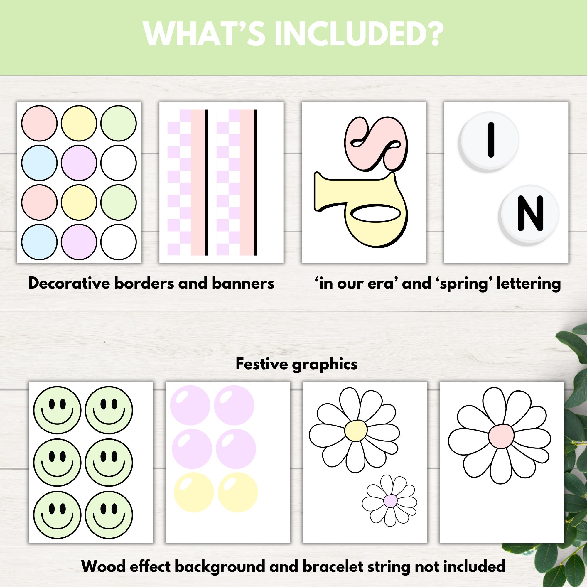 Spring Classroom Decor, Spring Bulletin Board Kit, Classroom Door Decor ...