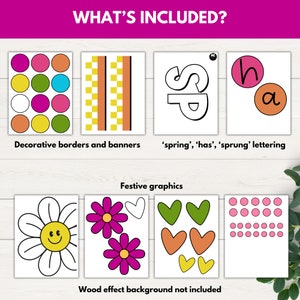 Spring Classroom Decor, Spring Bulletin Board Kit, Classroom Door Decor ...