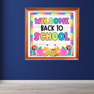 Rainbow Bright Back to School Board, Bulletin Board Set, Bulletin Board ...