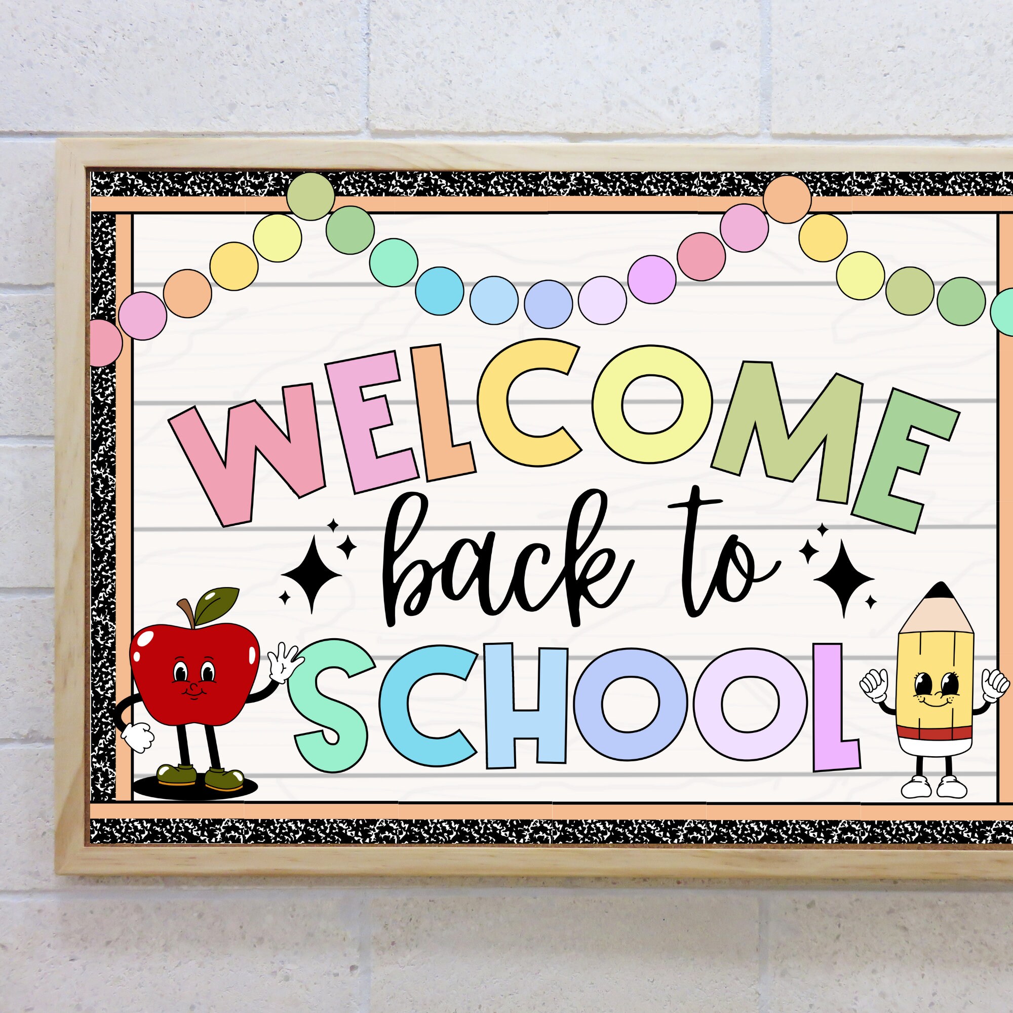Welcome Back to School Bulletin Board, Bulletin Board Kit, First Day of ...