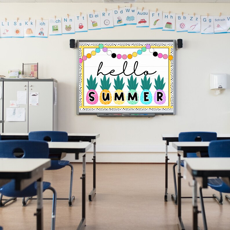 Summer Bulletin Board Kit, Classroom Decor, End of Year Bulletin Board ...
