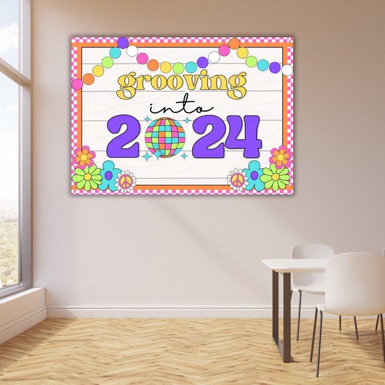 New Year Bulletin Board Printable, New Years Bulletin Boards, Bulletin ...