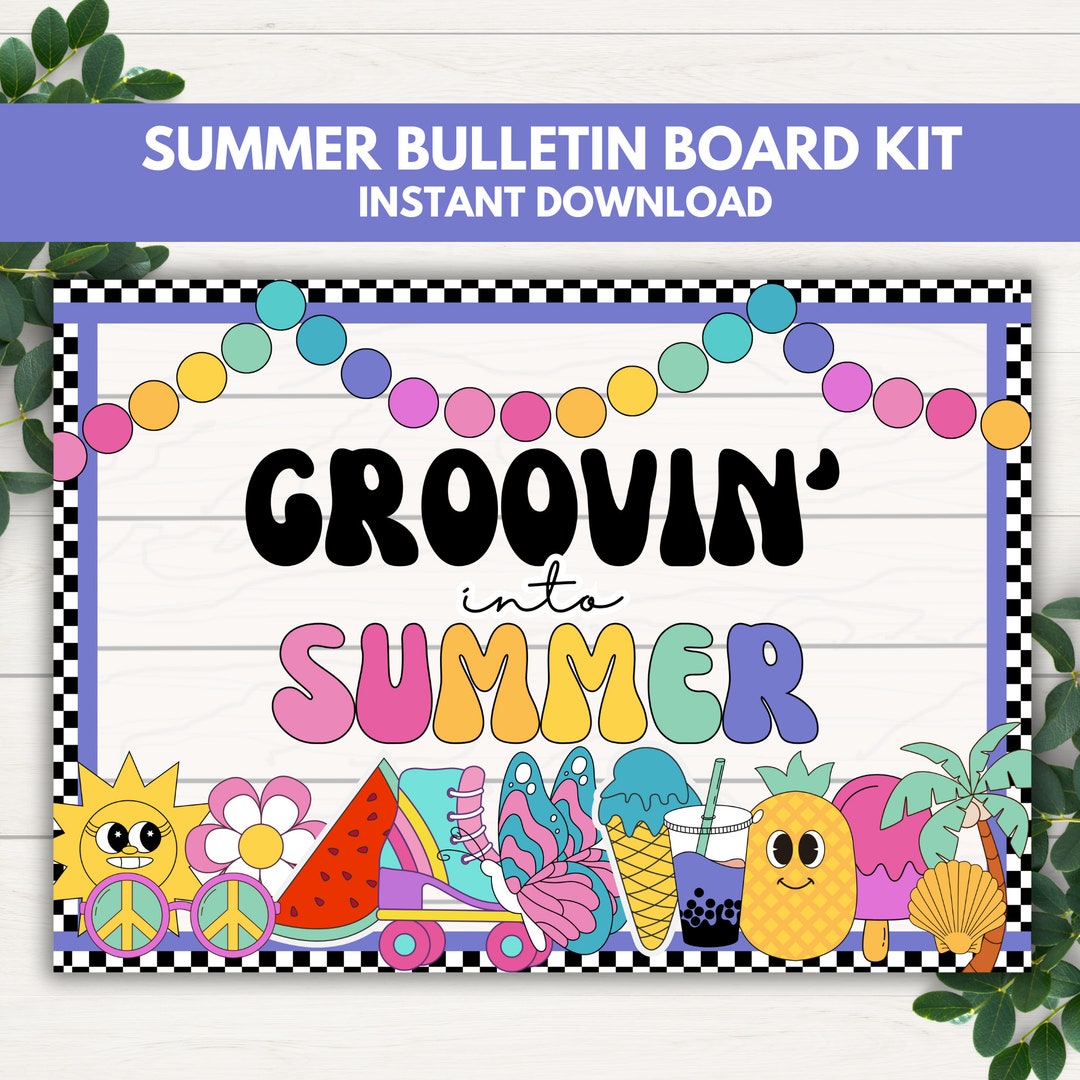 Summer Bulletin Board Kit, Countdown to Summer Bulletin Board ...