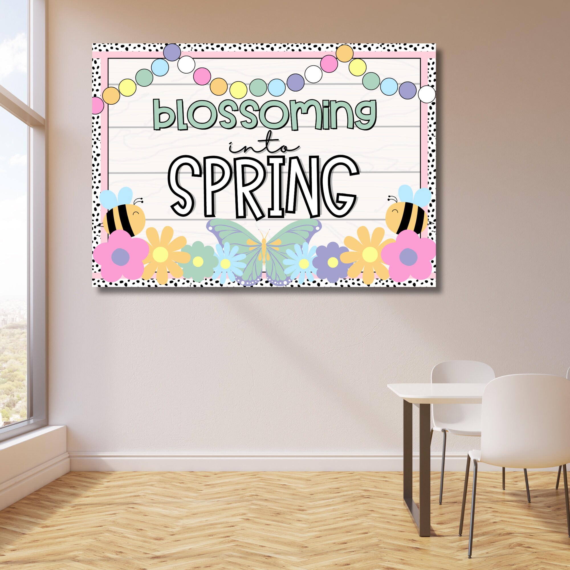 Spring Classroom Decor, Spring Bulletin Board Kit, Classroom Door Decor ...