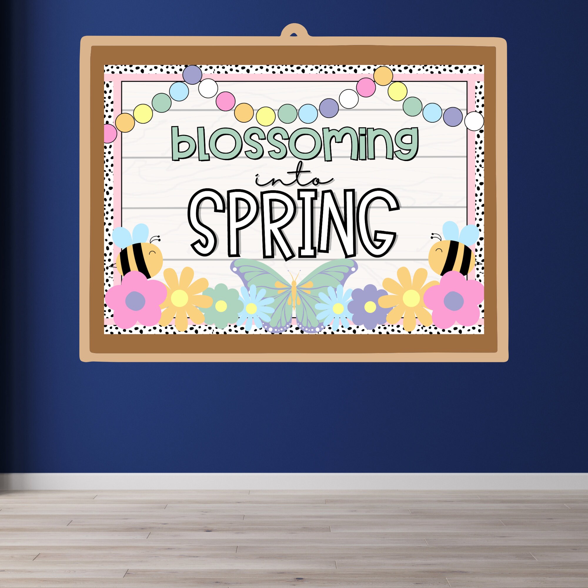 Spring Classroom Decor, Spring Bulletin Board Kit, Classroom Door Decor ...