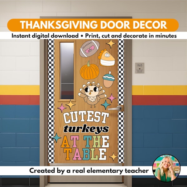 Thanksgiving Door - Etsy