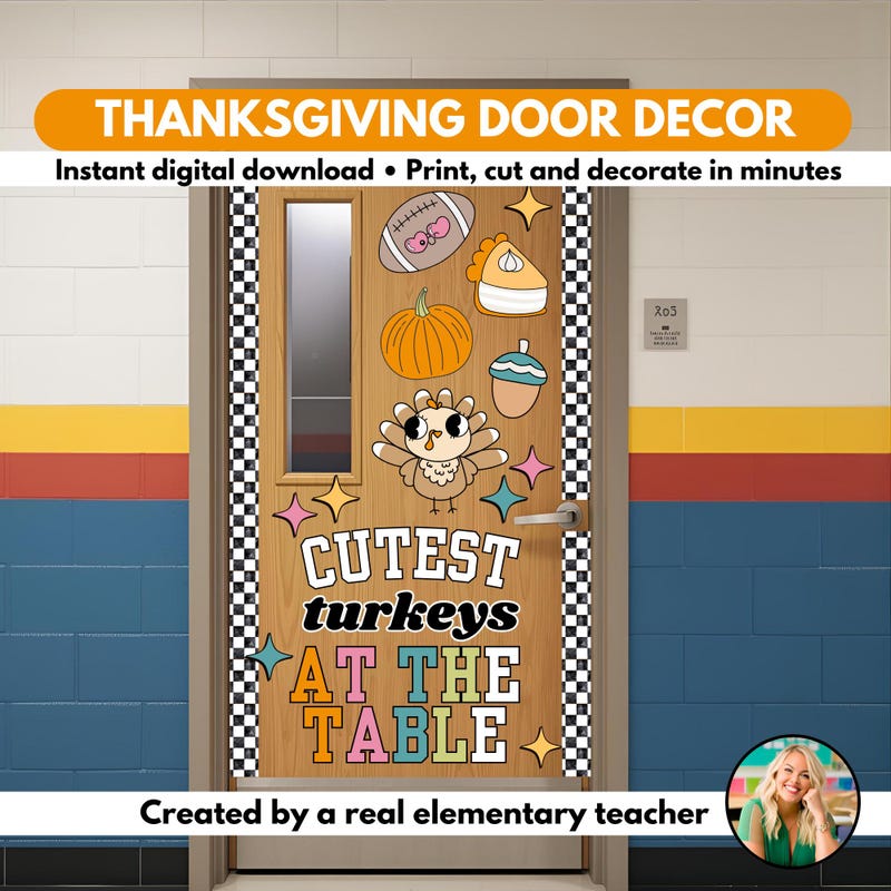 Thanksgiving Door - Etsy
