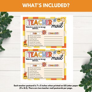Teacher Postcard, Happy Mail, Student Behavior, Parent Communication ...