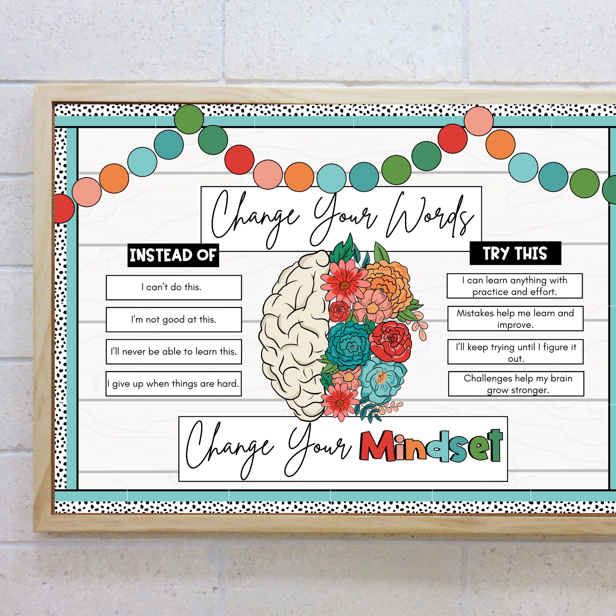 Growth Mindset Bulletin Board Classroom Bulletin Board Growth Mindset ...