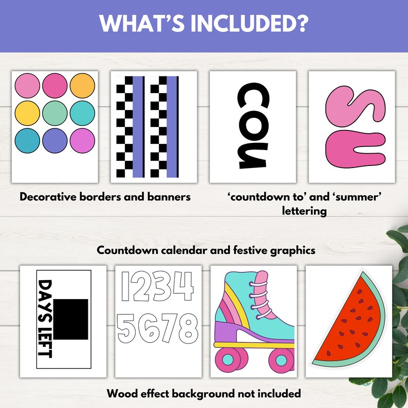 Summer Bulletin Board Kit Countdown to Summer Bulletin Board End of ...