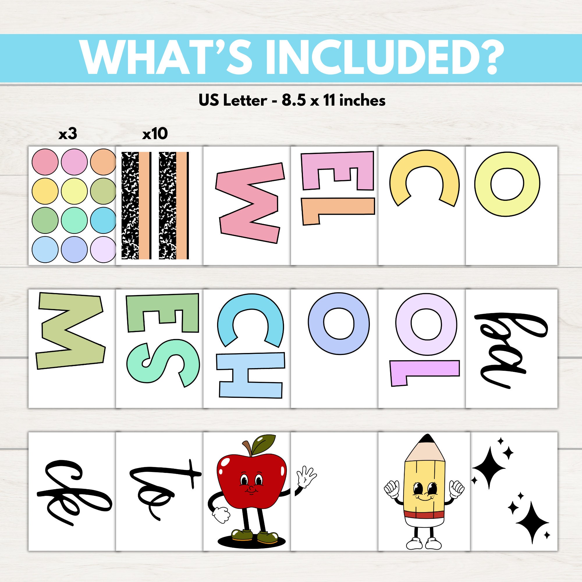 Welcome Back to School Bulletin Board, Bulletin Board Kit, First Day of ...