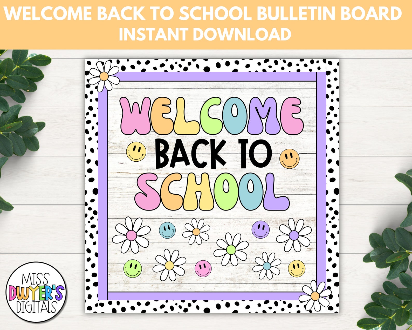 Pastel Retro Back to School Board Bulletin Board Set - Etsy