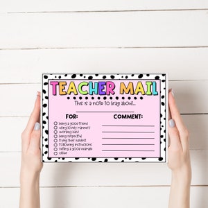 Happy Mail, Teacher Notes, Teacher Printable, Communication Notes ...