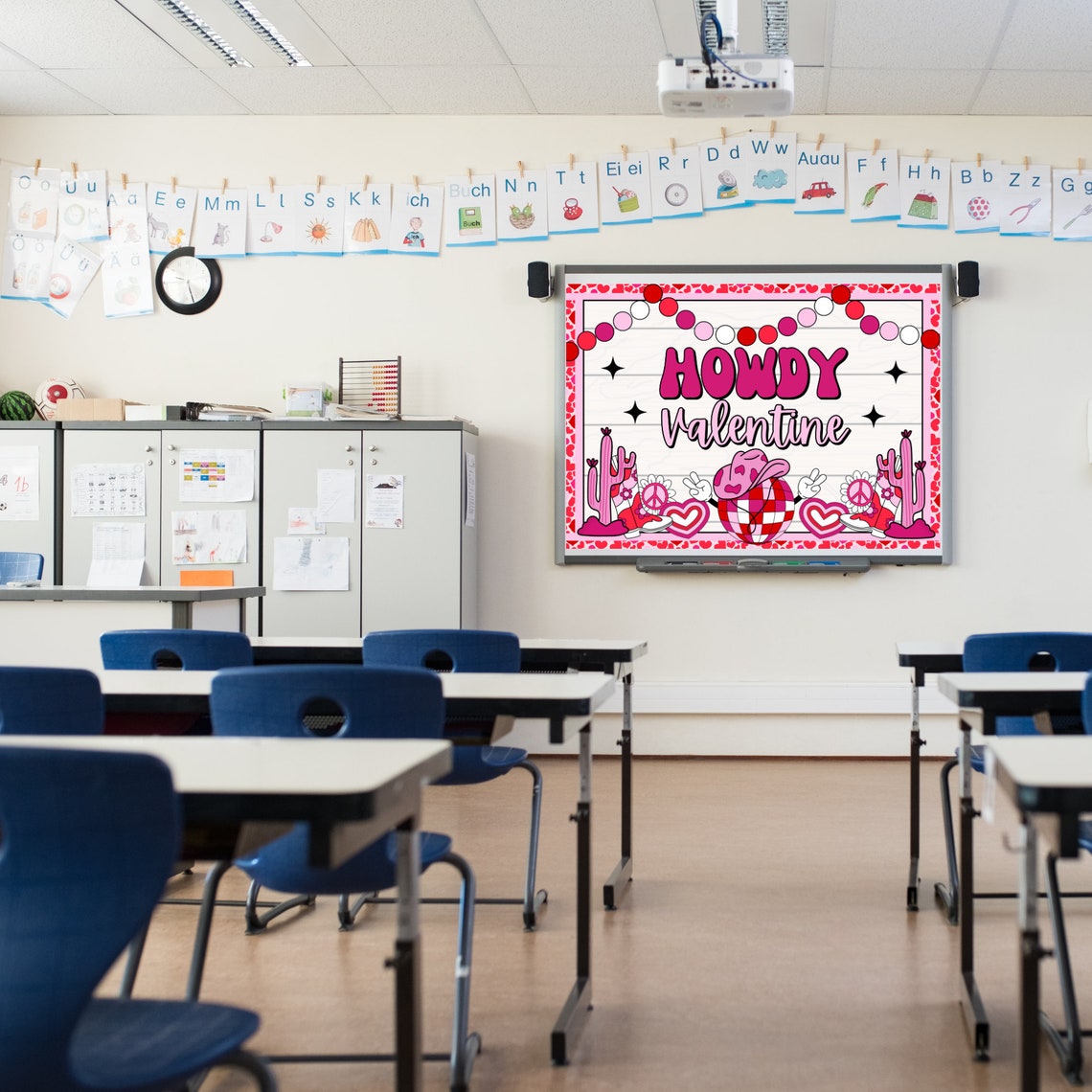 Valentines Bulletin Board Kit, Valentines Day Classroom Door Decor ...