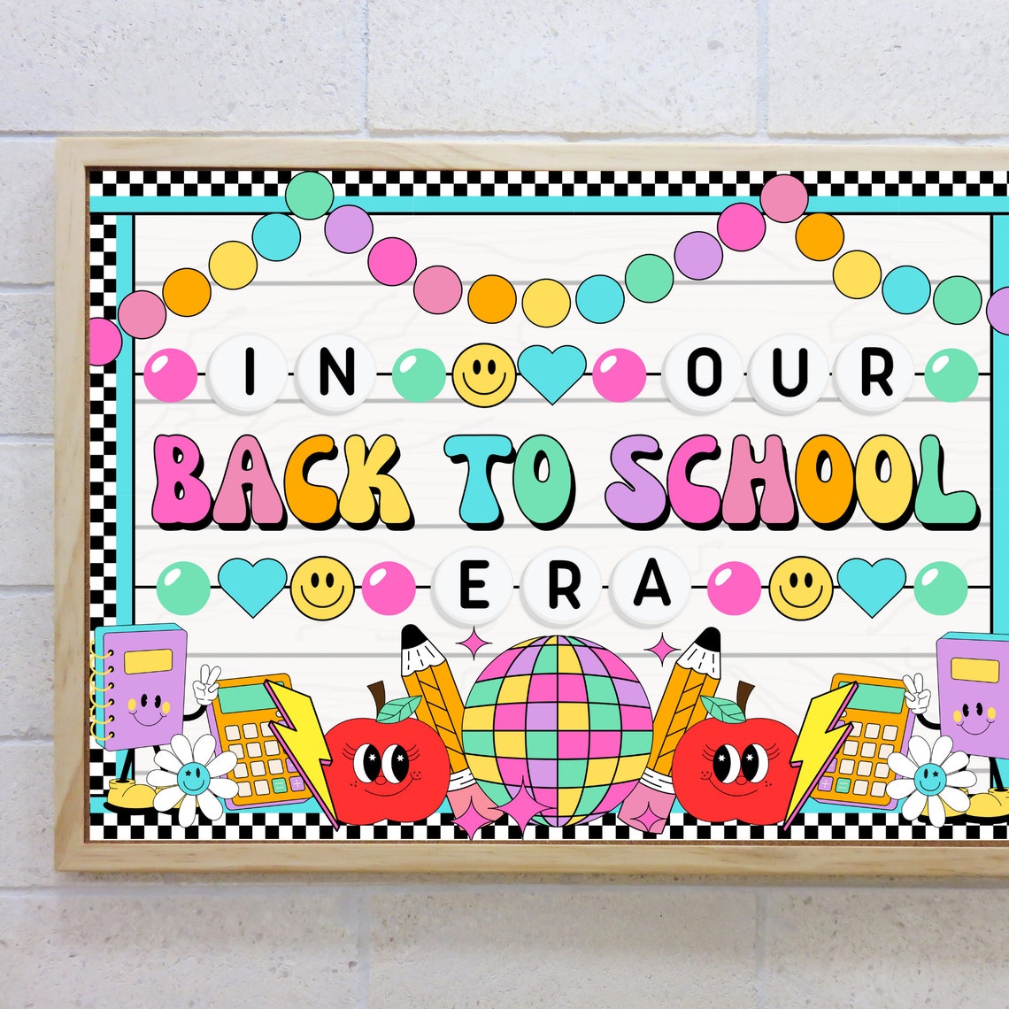 Back to School Bulletin Board, Bulletin Board Kit, First Day of School ...